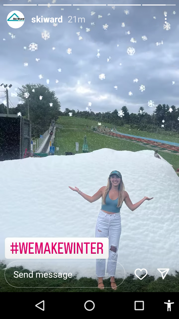 Ski Ward-snowmaking has begun! - Snow Journal